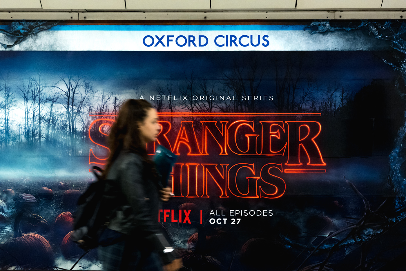 My work on the ‘Stranger Things’ London Underground Takeover – Chris Hallam